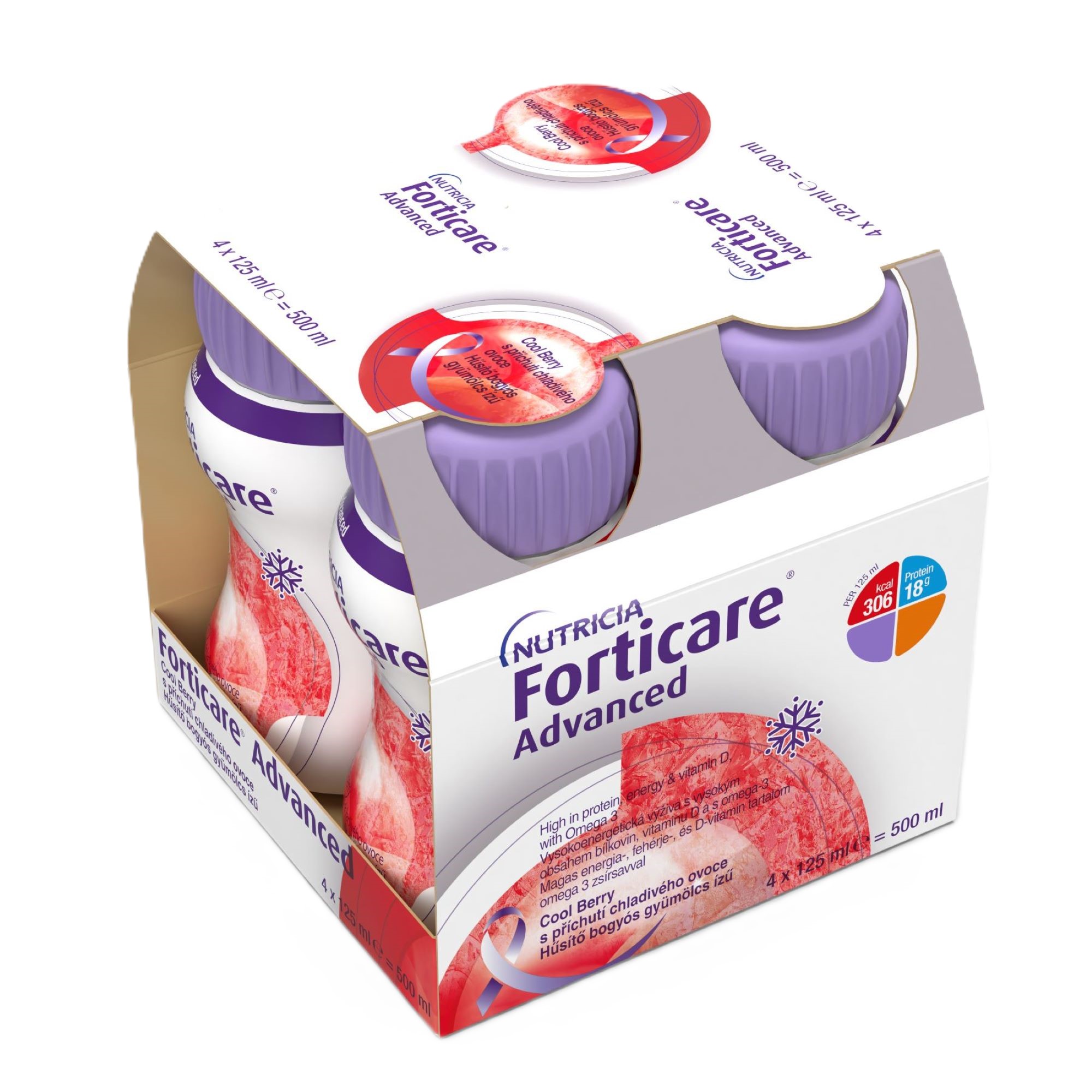 Forticare® Advanced Cool Berry 125ml 4/1 - Nutricia Store