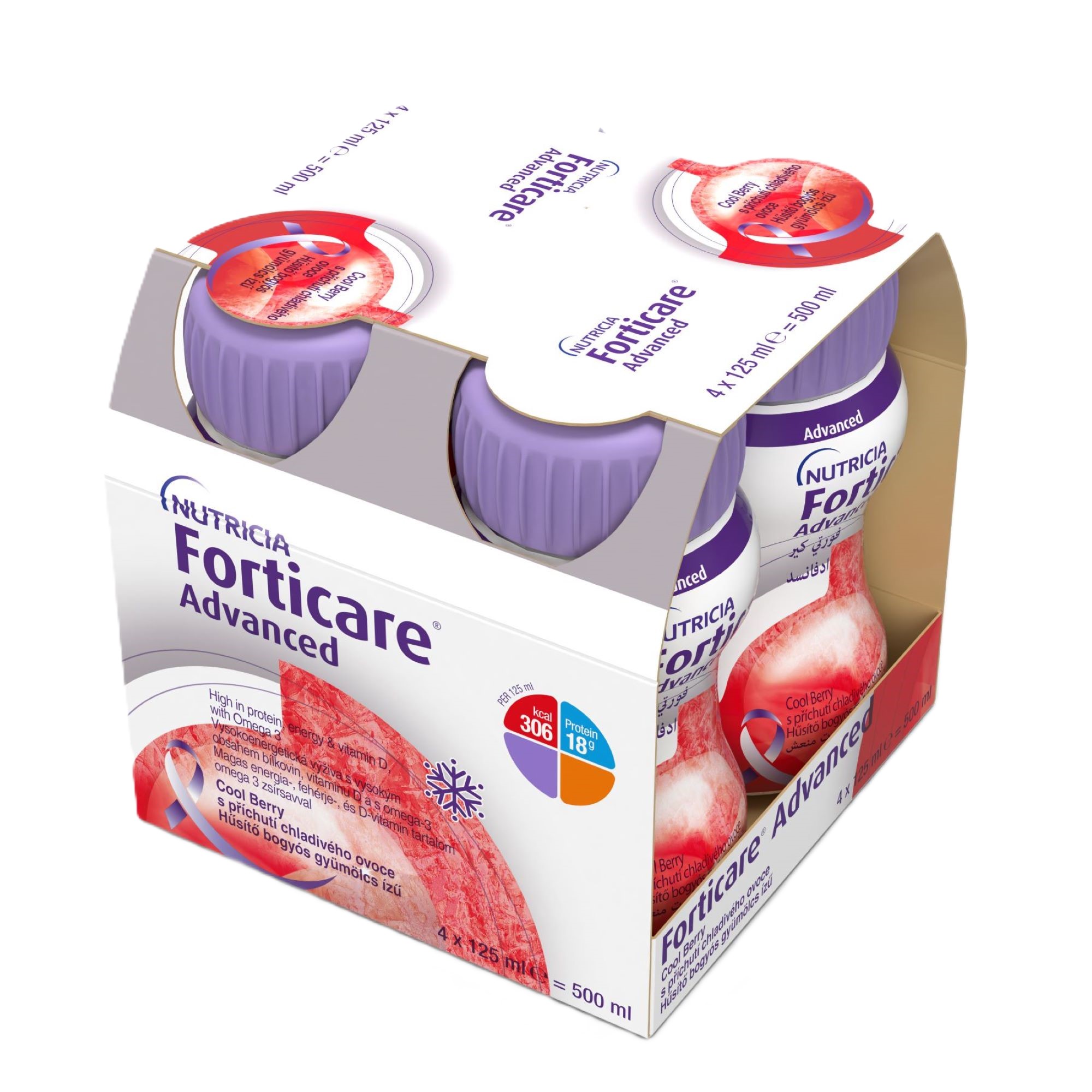Forticare® Advanced Cool Berry 125ml 4/1 - Nutricia Store