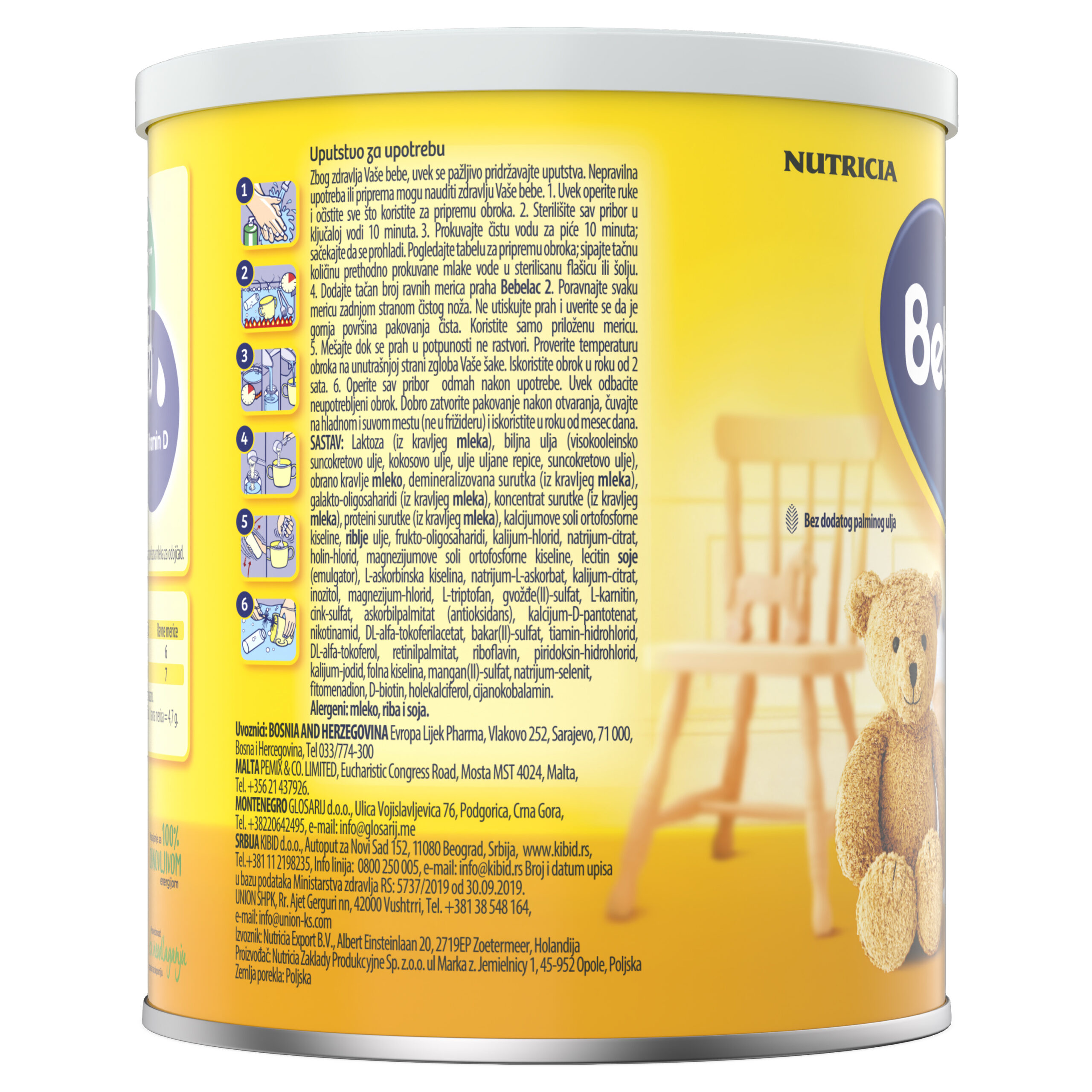 Bebelac 2 400g POF - Nutricia Store
