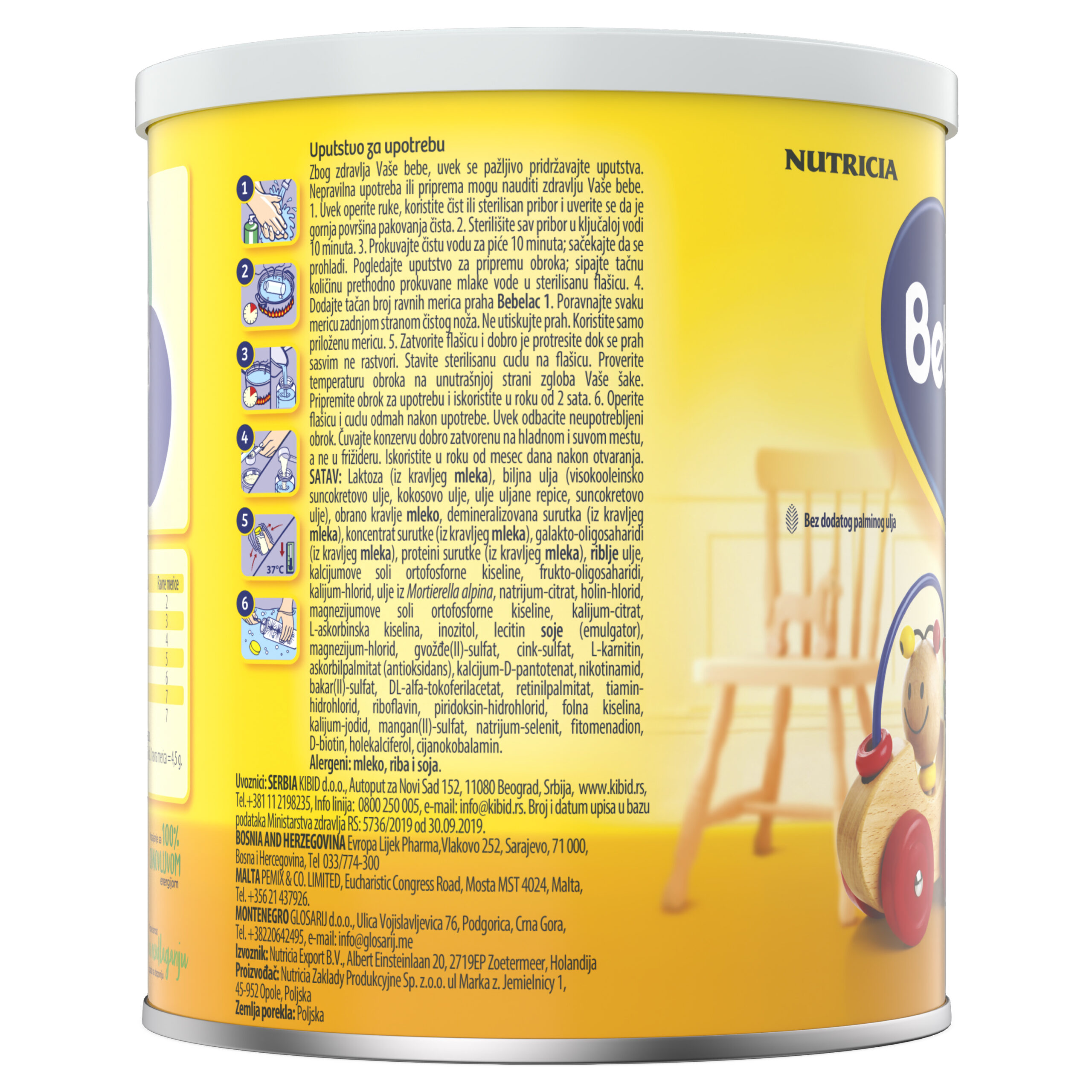 Bebelac 1 400g POF - Nutricia Store